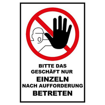 Interluxe Einzeln-Eintreten-Hinweis im Test